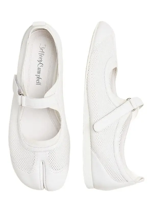 Jeffrey Campbell Thalion Split-toe Mary Janes - White