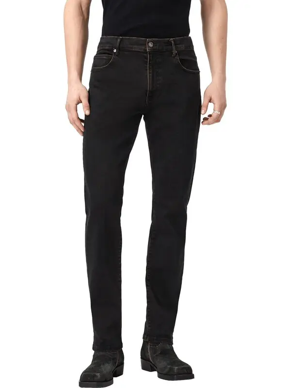 ALLSAINTS Sid Ultra Stretch Skinny Jeans - Brown