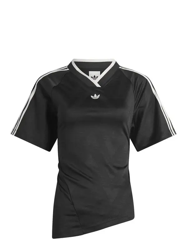 Adidas Rouched Football Top - Black