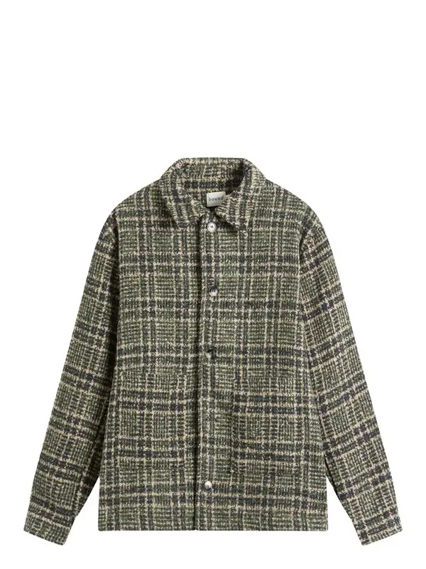 BOUND Textured Woven Overshirt - Yosemite Check