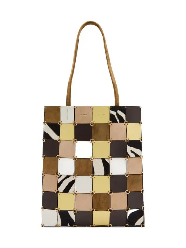 Khaite Emma Small Panelled Tote Bag - Multicoloured