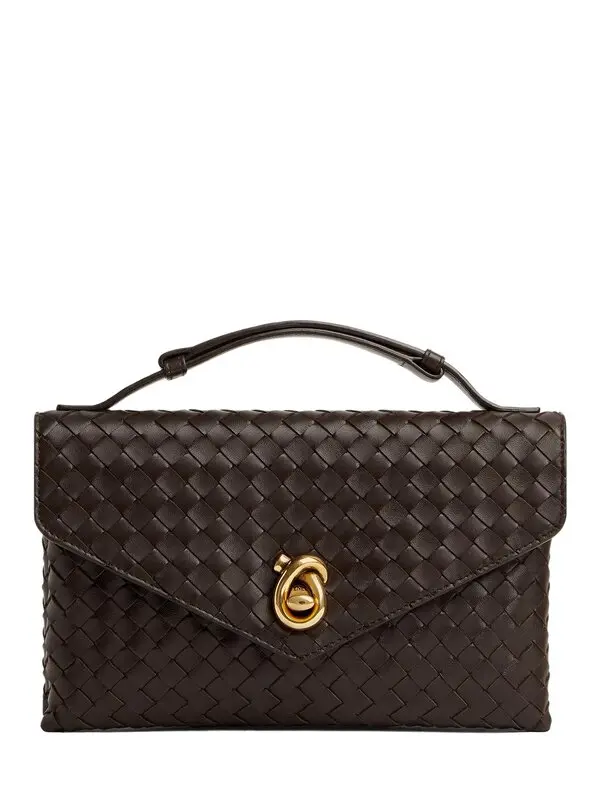 Bottega Veneta Knot Lock Bag - Brown