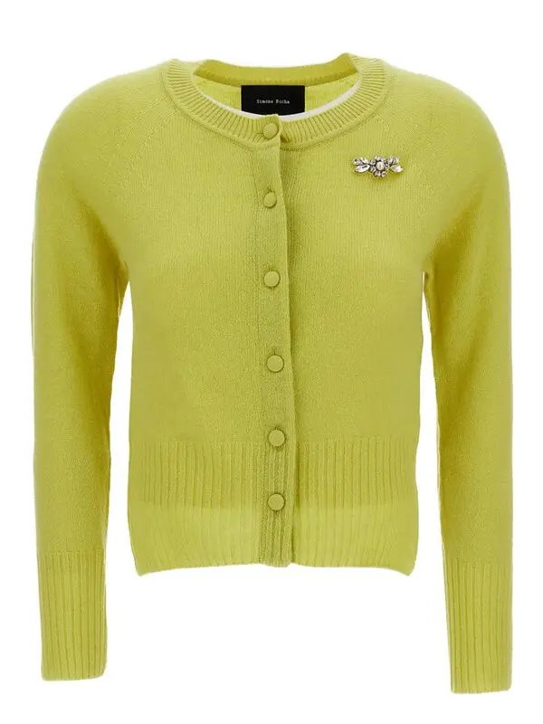Simone Rocha Cashmere Cardigan - Green