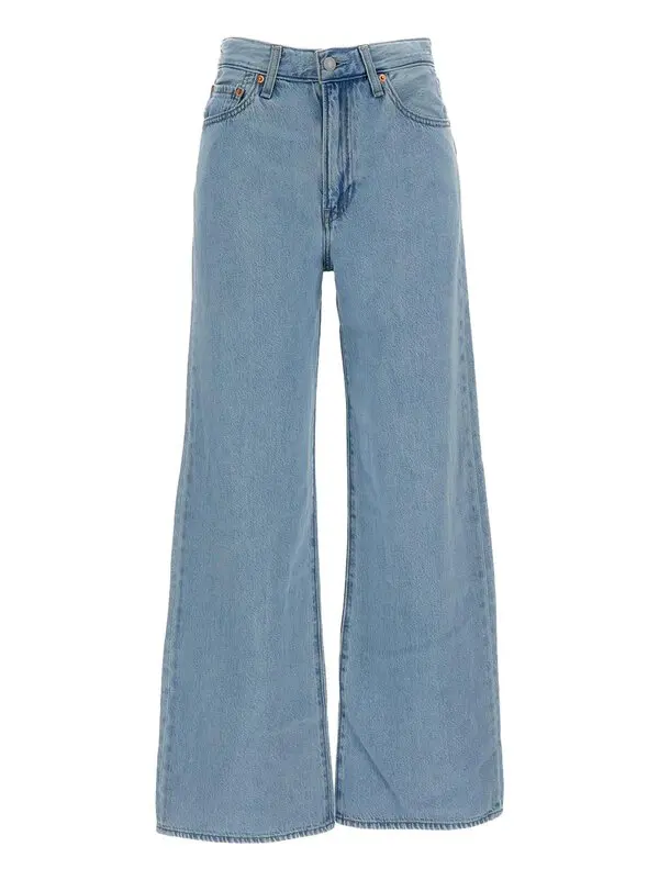 LEVI'S Ribcage Wide Leg Jeans - Sky Blue