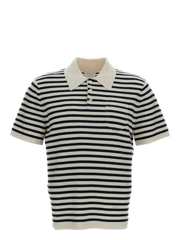 A.p.c. Eliot Striped Shirt - White