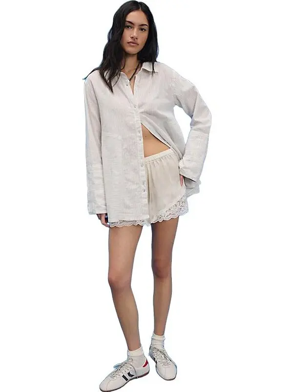 Free People We The Free Sun Gazer Button-down - White Combo
