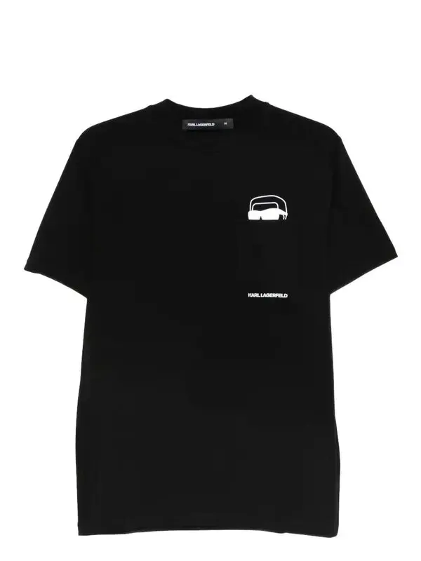Karl Lagerfeld Graphic-print T-shirt - Black