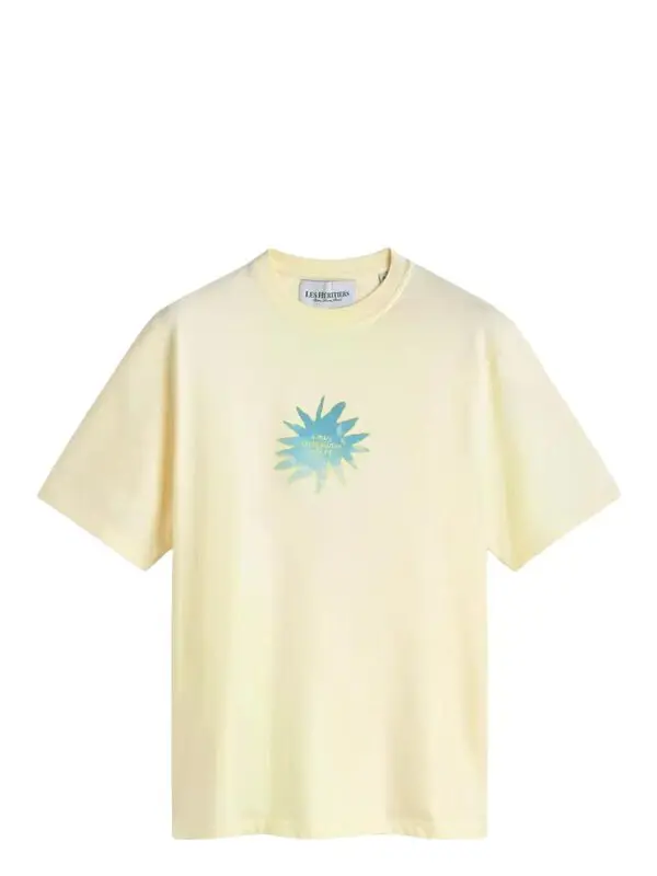 LES HÉRITIERS Printed T-shirt - Yellow