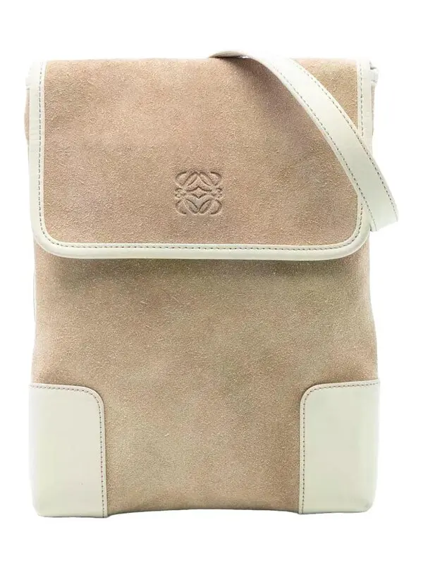Loewe 2003 Anagram Crossbody Bag - Brown