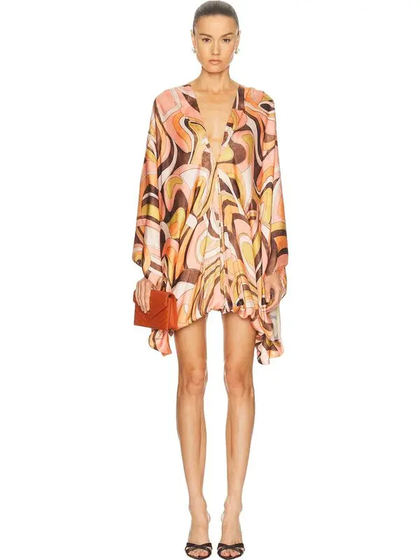 Alexis Lishan Dress - Abstract Print