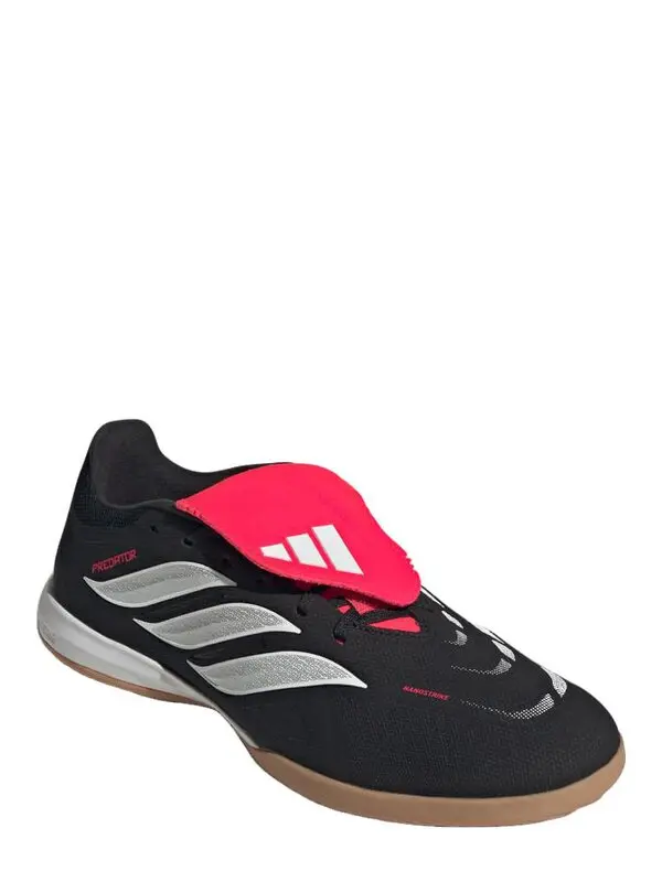 Adidas Predator League Fold-over Tongue Indoor Soccer Shoes - Core Black / Cloud White / Lucid Red
