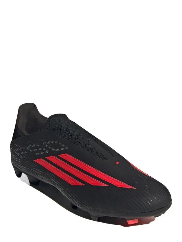 Adidas F50 League Laceless Firm Ground / Multi Ground Soccer Cleats - Core Black / Lucid Red / Core Black