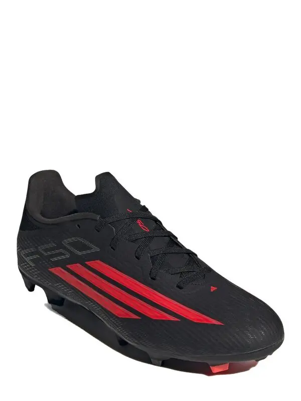 Adidas F50 League Firm Ground / Multi Ground Soccer Cleats - Core Black / Lucid Red / Core Black