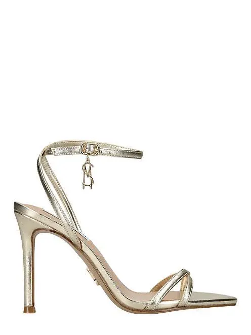 Steve Madden Juniper 977 Leather Heeled Sandals - Gold