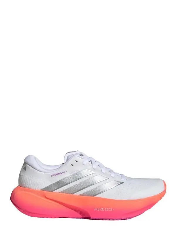 Adidas Supernova Rise 3 Sneakers - Cloud White / Silver Metallic / Lucid Pink
