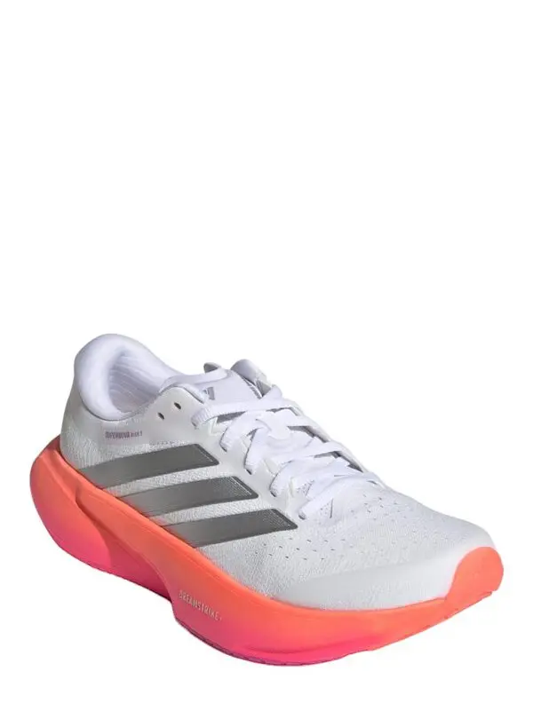 Adidas Supernova Rise 3 Running Shoes - Cloud White / Silver Metallic / Lucid Pink