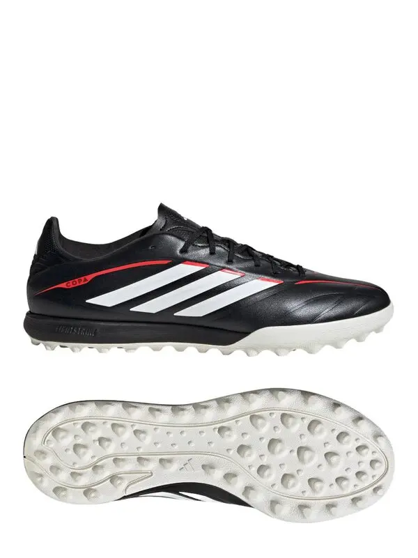 Adidas Copa Pure Iv League Turf Soccer Shoes - Core Black / Cloud White / Lucid Red