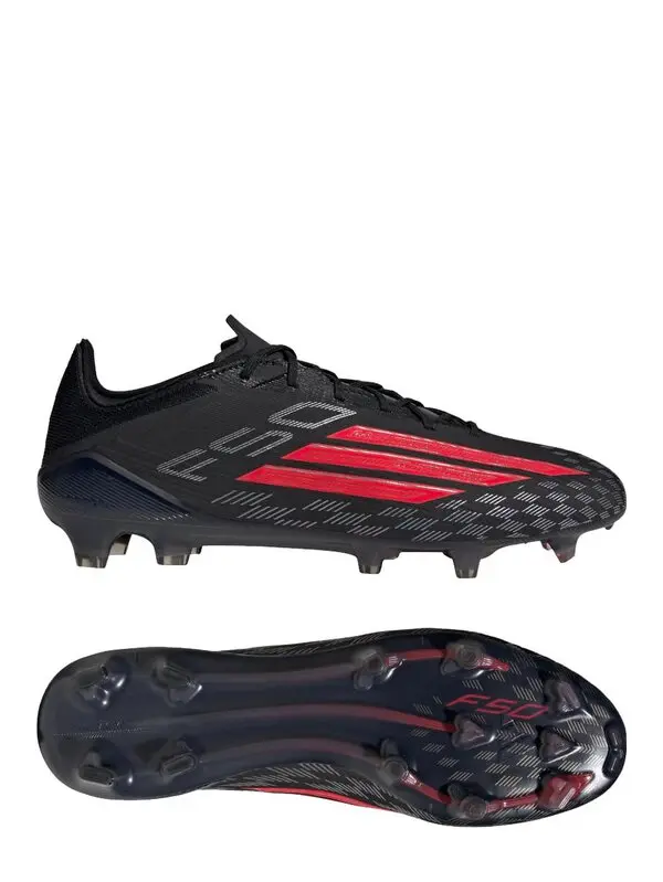 Adidas F50 Elite Firm Ground Football Boots - Core Black / Lucid Red / Core Black