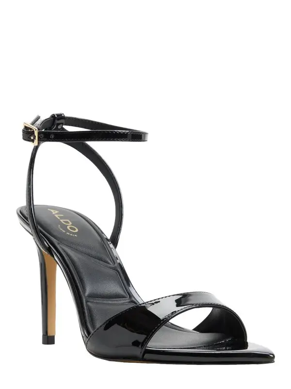 Aldo Leandra Ankle Strap Pointed Toe Sandal - Black
