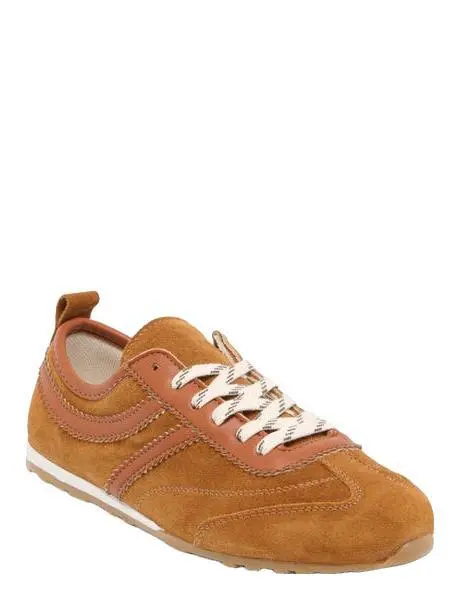 Dolce Vita Viper Low-top Sneaker - Cognac Suede