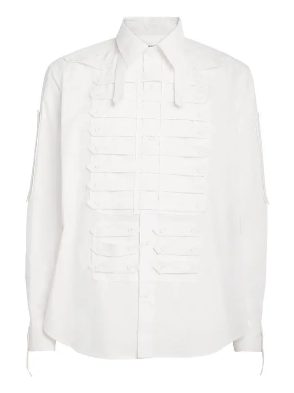 CRAIG GREEN Cotton Multi Tab Shirt - White