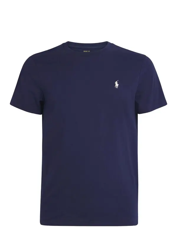 Polo Ralph Lauren Cotton Logo T-shirt - Navy