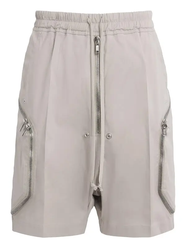Rick Owens Heizer Bela Cargo Shorts - White