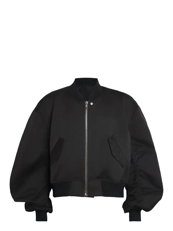 Rick Owens Padded Bomber Jacket - Black