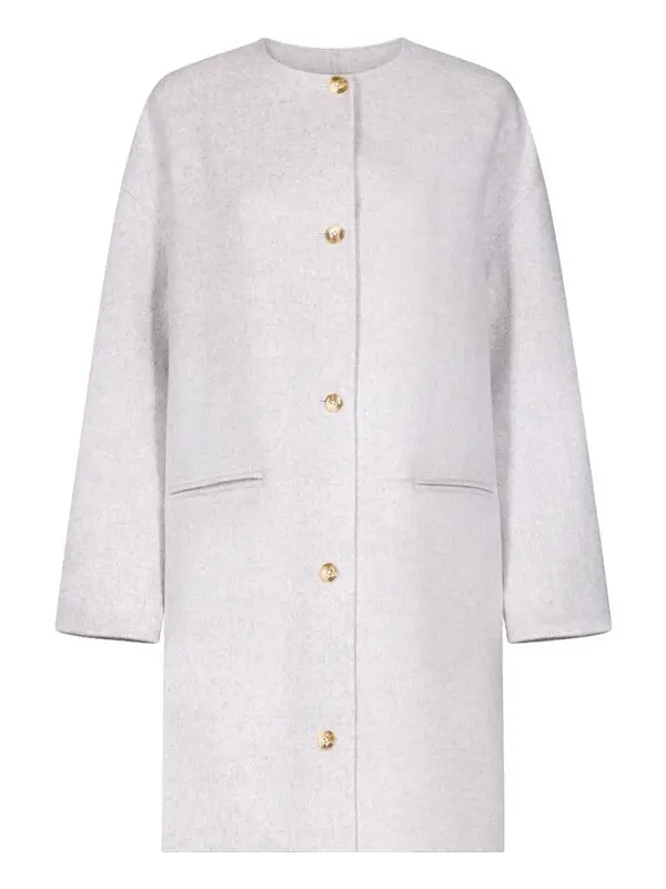 Loulou De Saison Kerry Oval-shaped Coat - Grey