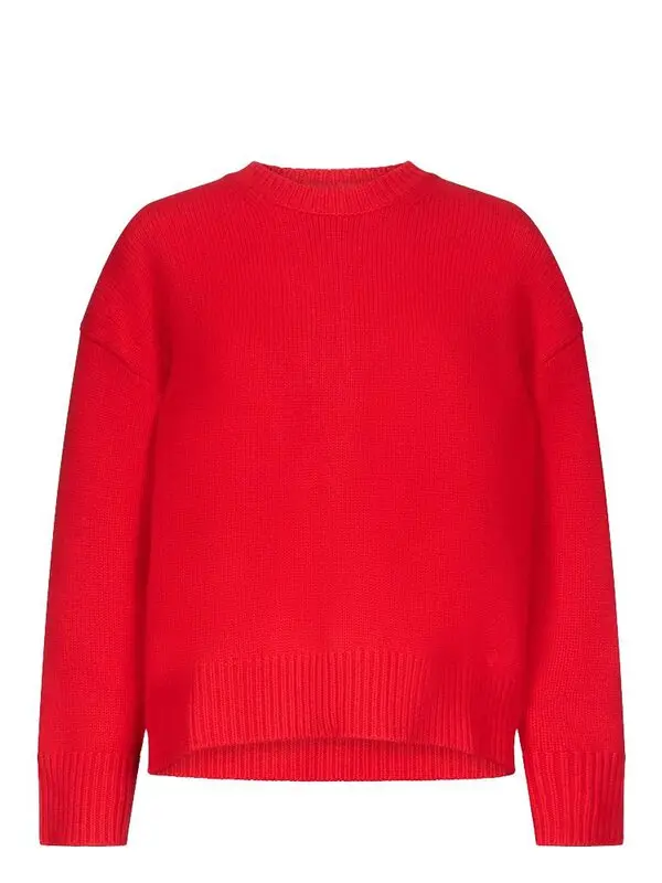 Loulou De Saison Bruzzi Boxy Cashmere Sweater - Red