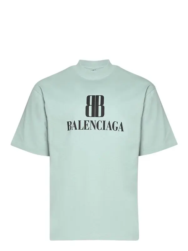 Balenciaga Medium Fit Tee Sage - Green