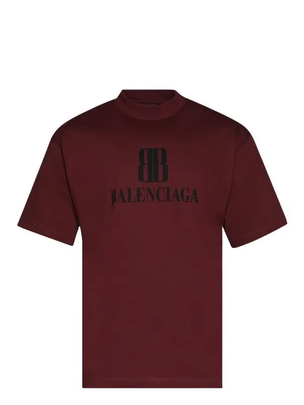 Balenciaga Medium Fit Tee Sage - Red