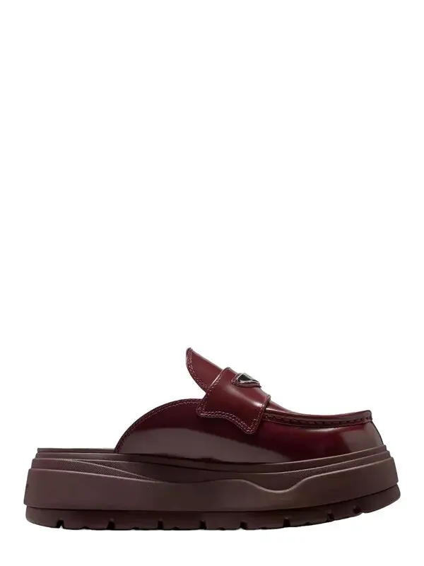 JORDAN Platform Mules - Red