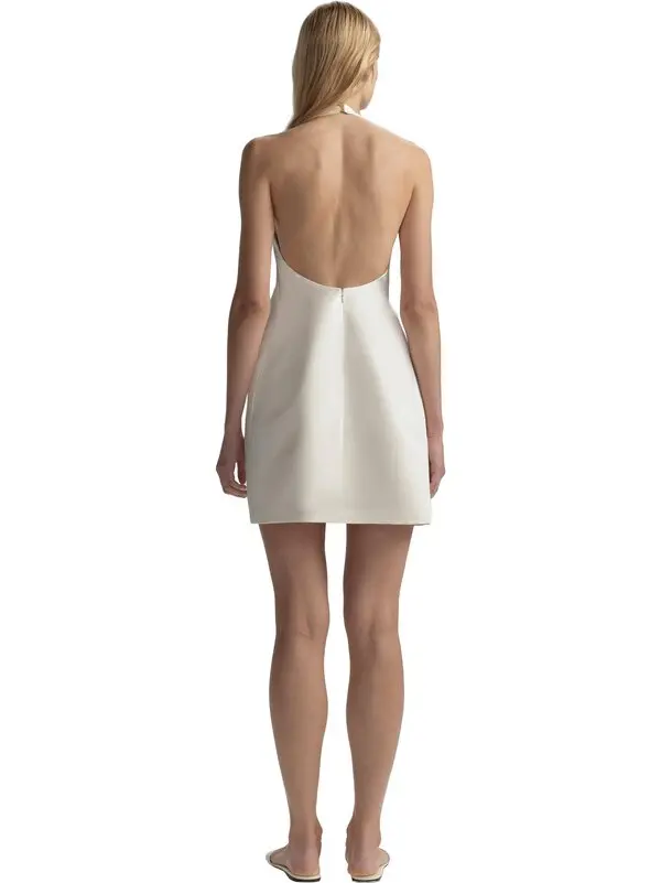 A.L.C. Sophia Halter Mini Dress - Off White