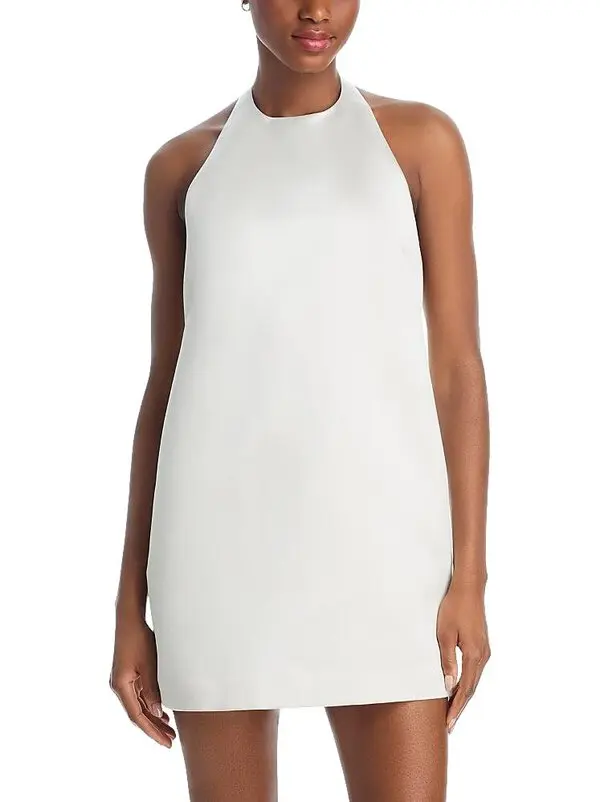 A.L.C. Sophia Halter Mini Dress - Off White