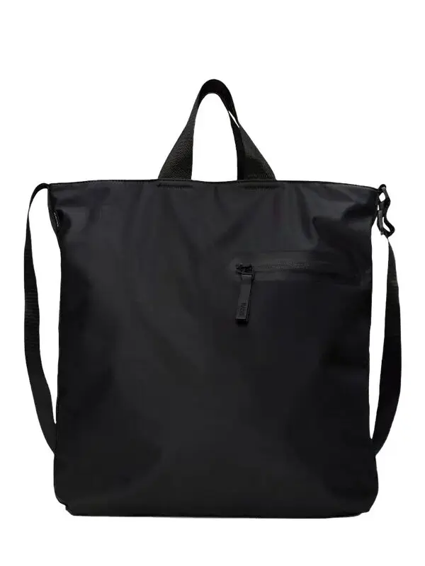 Rains Zip-pocket Tote Bag - Black