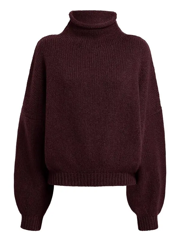Khaite Juniper Sweater - Plum