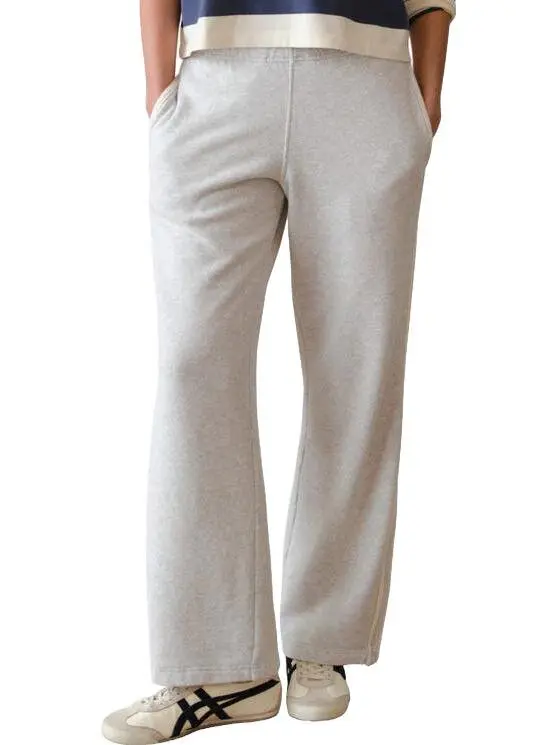 Marine Layer Cloud 9 Fleece Track Pants - Heather Grey