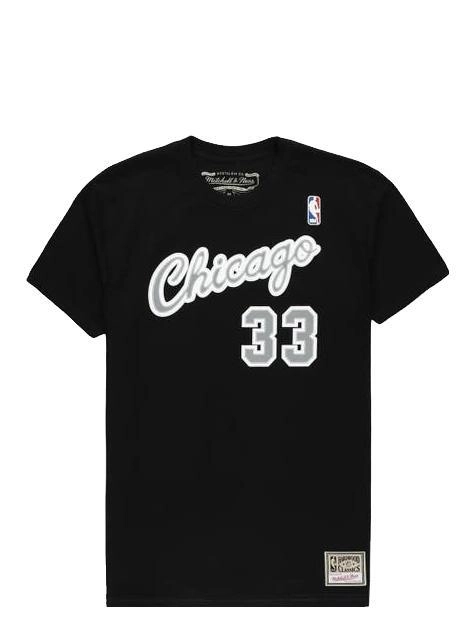 Mitchell & Ness Scottie Pippen Chicago Bulls Hardwood Classics Reload 3.0 T-shirt - Black