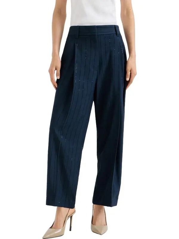 Brunello Cucinelli Slouchy Trousers - Blue