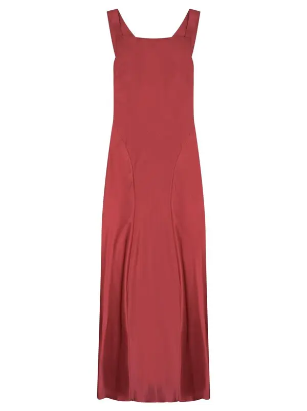 Alberta Ferretti Silk Blend Long Dress - Pink
