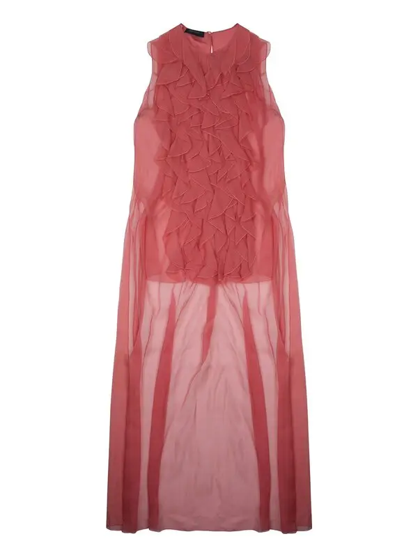 Alberta Ferretti Sleeveless Silk Shirt - Pink