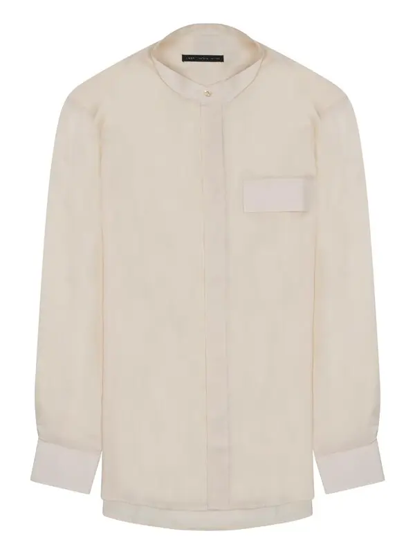 LOW BRAND Lyocell Shirt - Beige