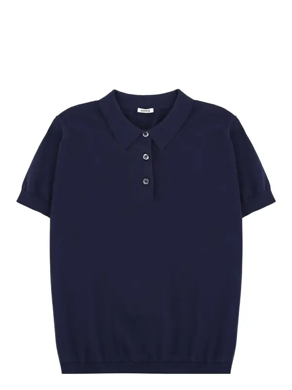 Aspesi Cotton Polo - Blue