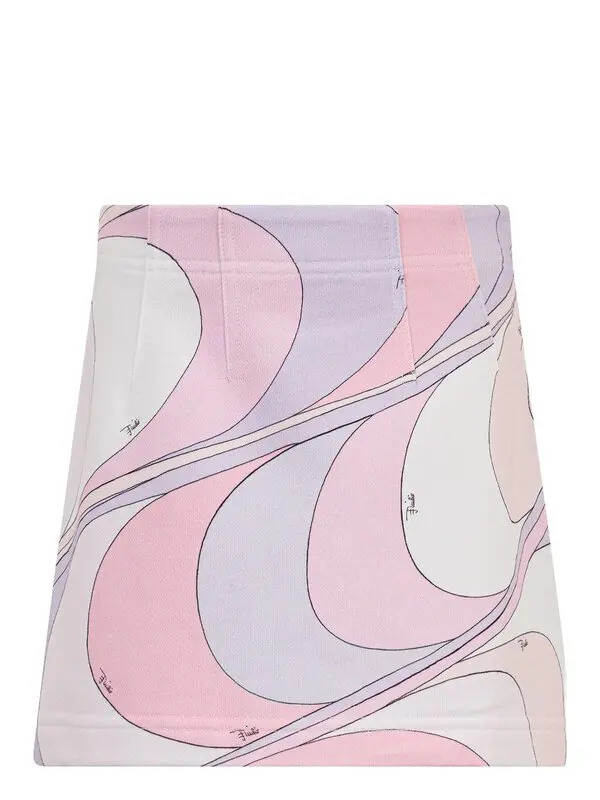 Emilio Pucci Printed Skirt - Pink