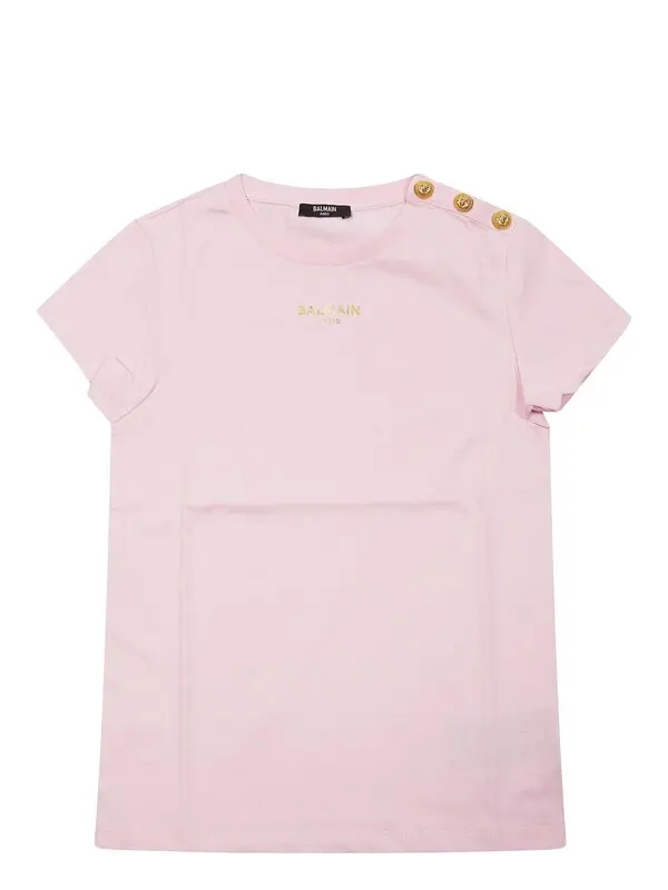Balmain Logo T-shirt - Pink