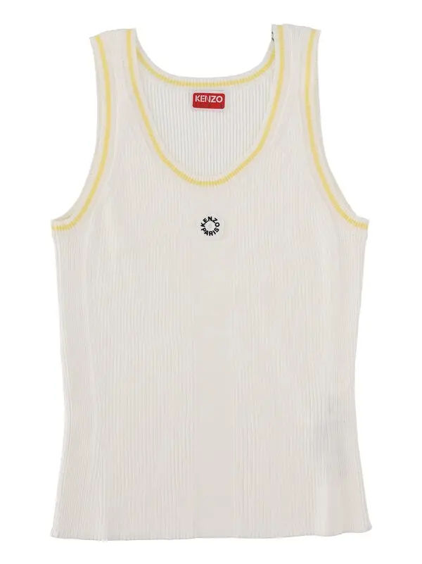 Kenzo Tank Top "boke Flower 2.0 - White