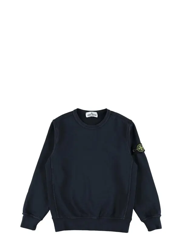 Stone Island Sweatshirt With Logo - Blue