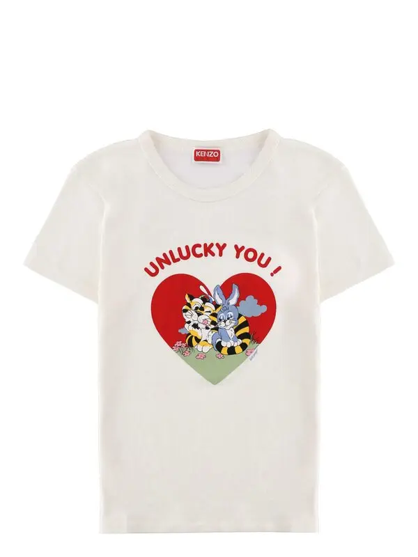 Kenzo Printed T-shirt - White