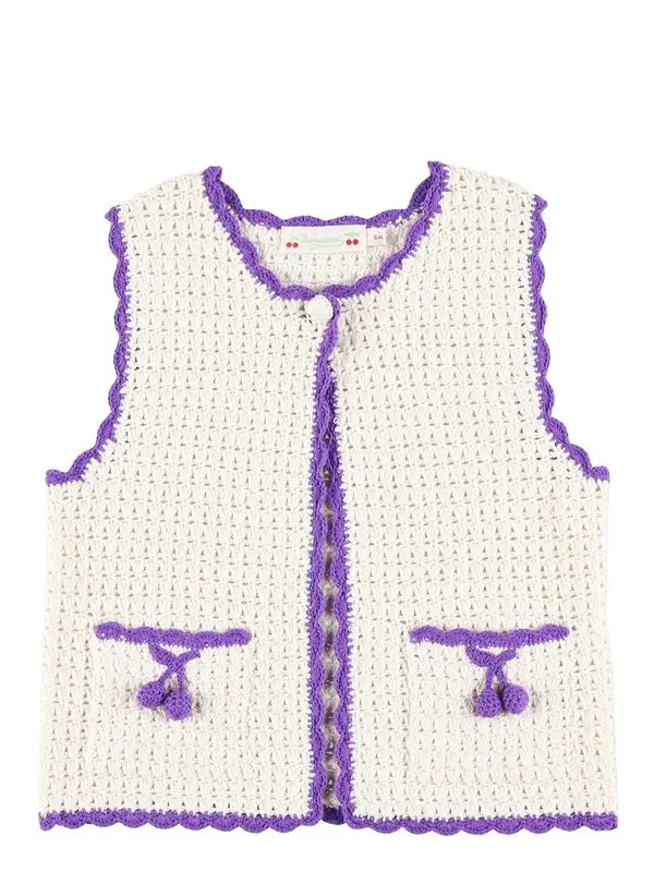 Bonpoint Laila Cardigan - Powder